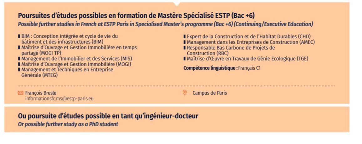 Rejoignez l'ESTP ! | ESTP